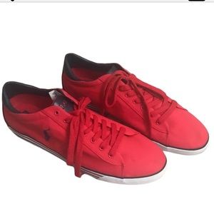 Polo Ralph Lauren | Shoes | Mens Polo Ralph Lauren Harvey Red Shoes Sz ...